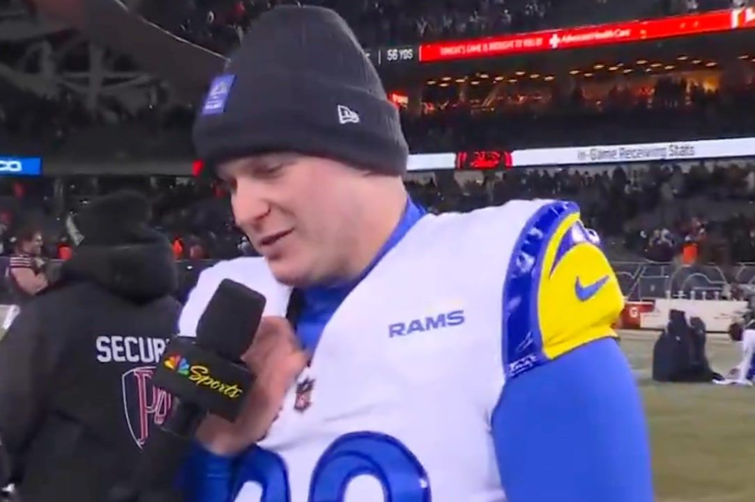 NBC audio glitch throws Rams' Harrison Mevis under the bus