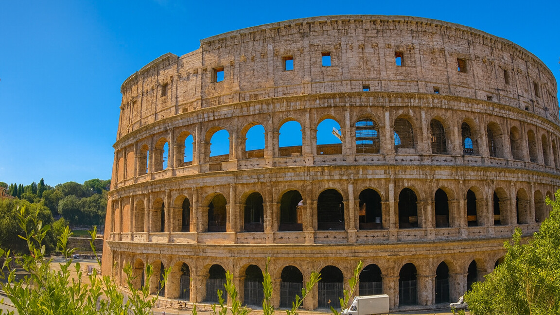 Exploring the Colosseum area in Rome