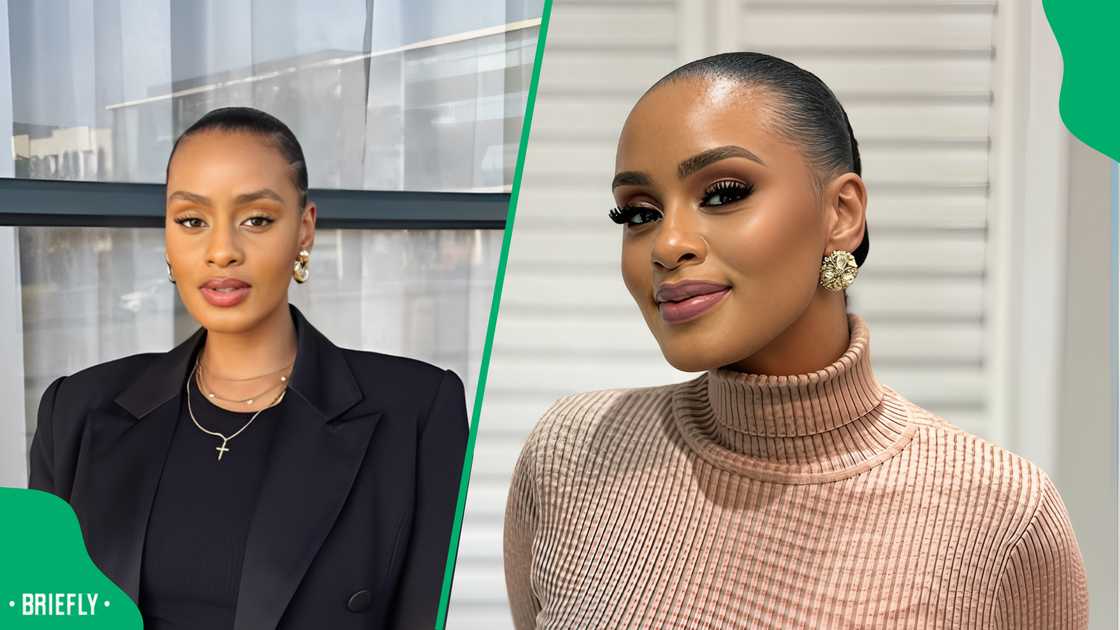 Thobeka Majozi shines in a black two-piece: "Classy, sophisticated and ...