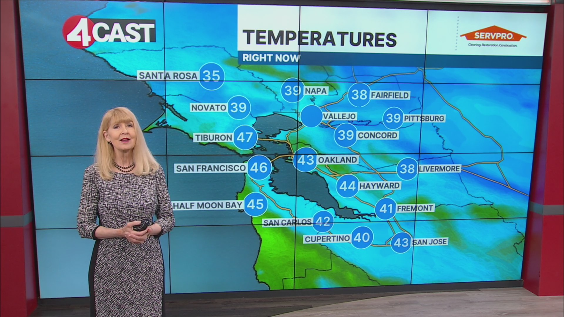 Another day of dry weather, cool mornings and warm afternoons