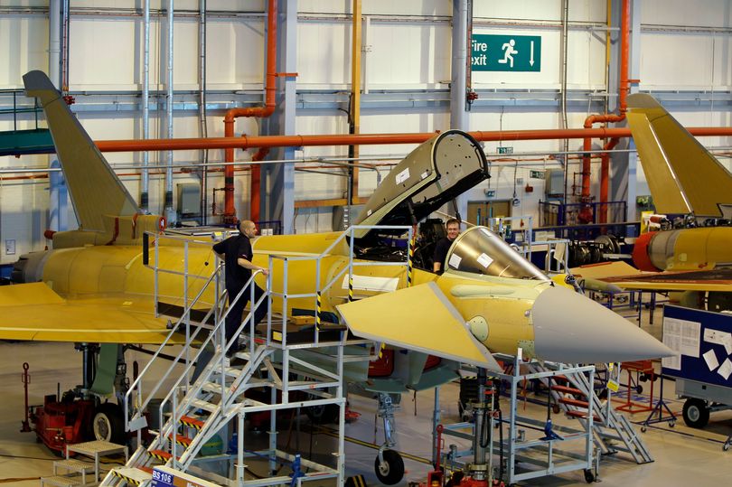 Lancashire jobs boost as £205m RAF Typhoon fighter jet contract awarded