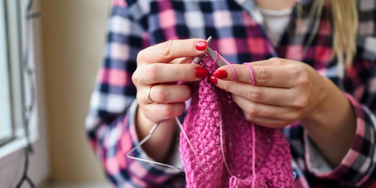 Why triangle scarves are the knit everyone is making right now – from stripes to bold colours