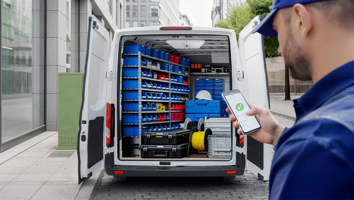 Scan-und-Drive-Lösung: Automatisierte Überprüfungen der Fahrzeugausrüstung