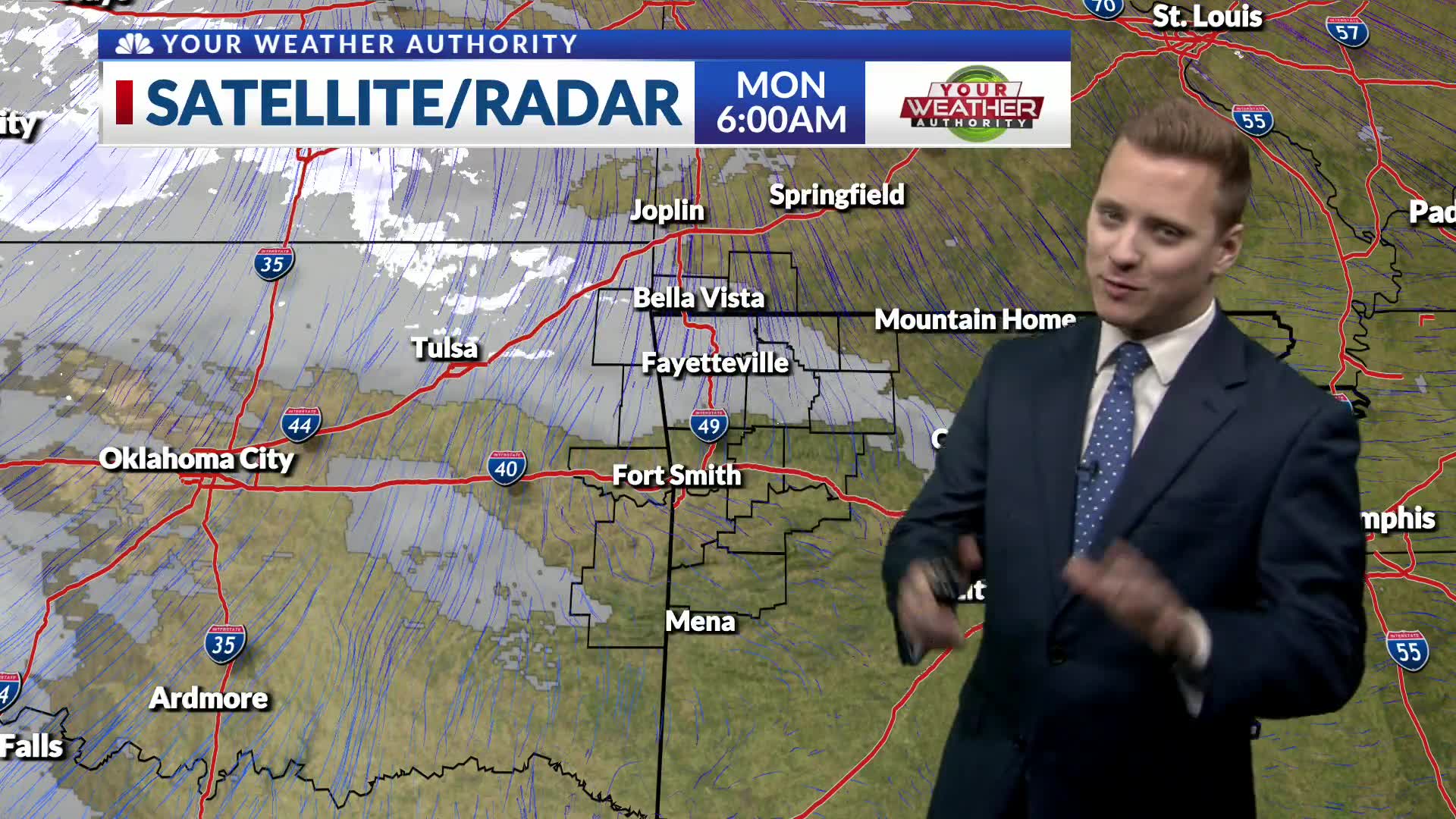 Monday, January 19 morning forecast - 6 a.m.