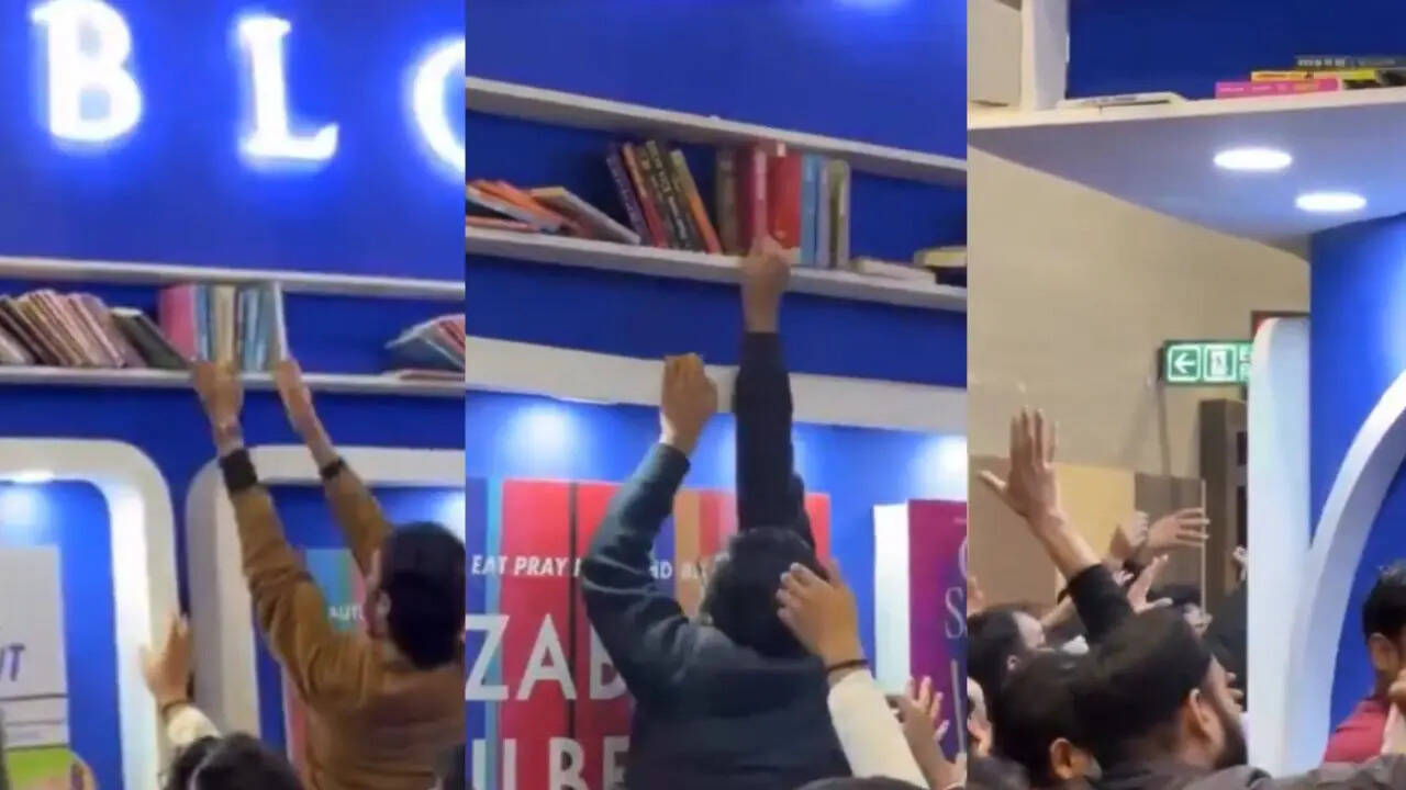 'Moral collapse': Viral videos show crowd looting book stall on final ...