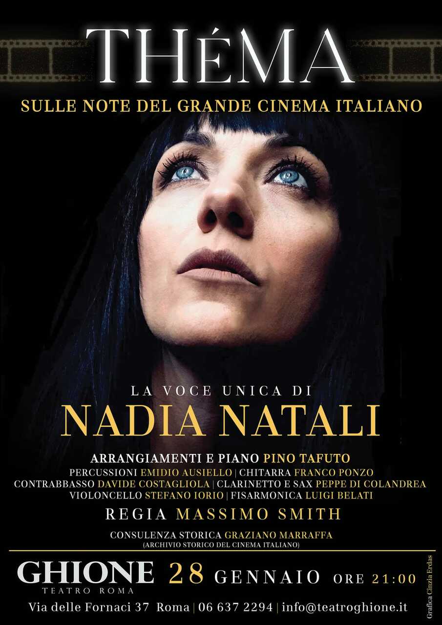 Nadia Natali racconta in musica il grande cinema italiano. Lo ...