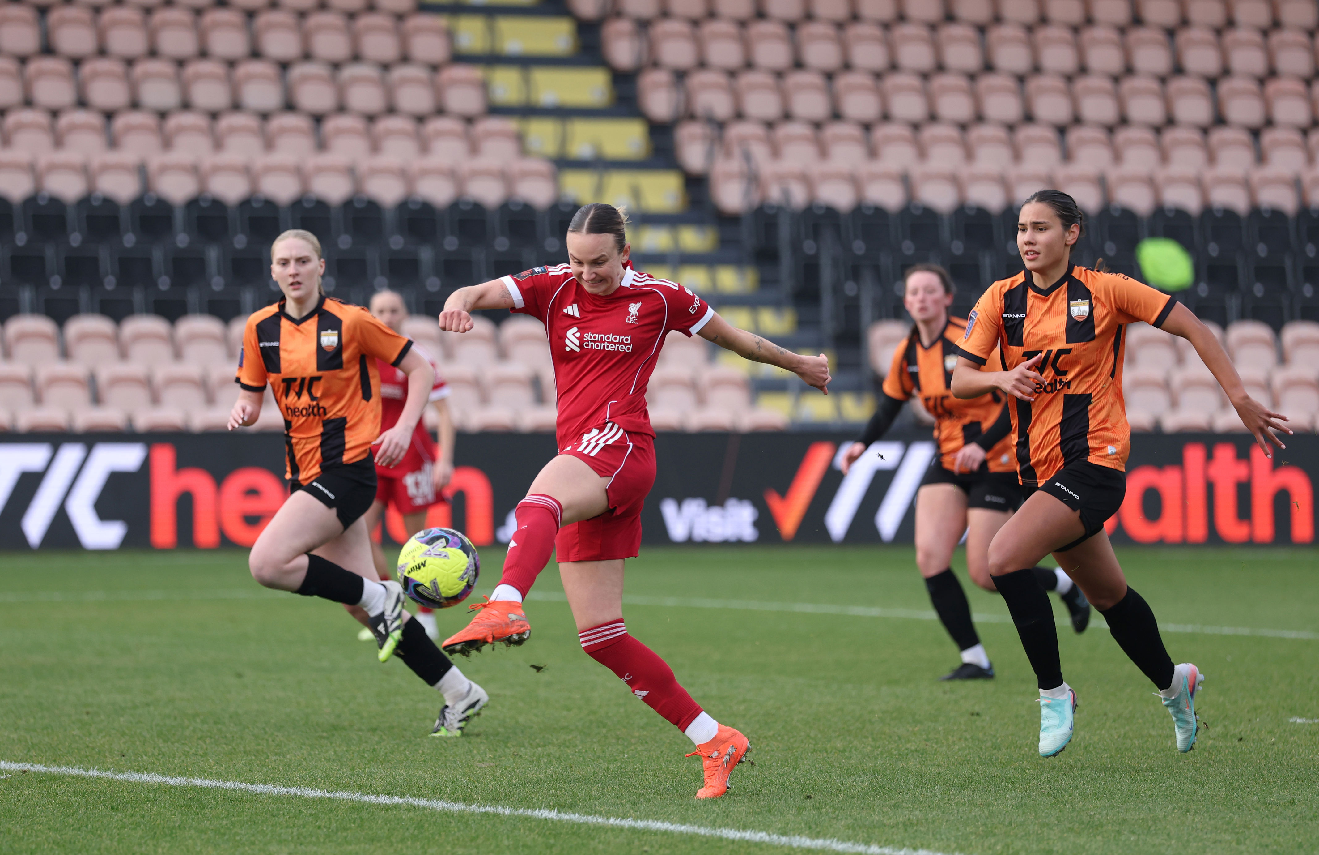 Gareth Taylor "Very pleased" by Liverpool Women's 6-0 cup triumph