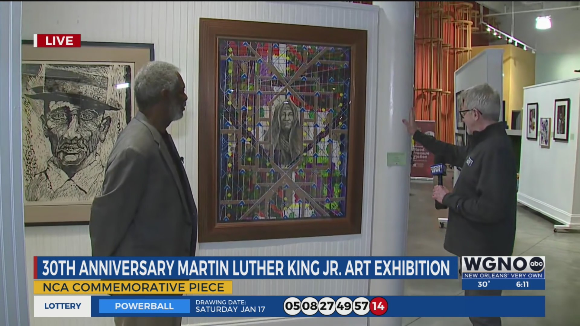 30th anniversary MLK Jr commemorative art exhibition at Ashe Cultural ...