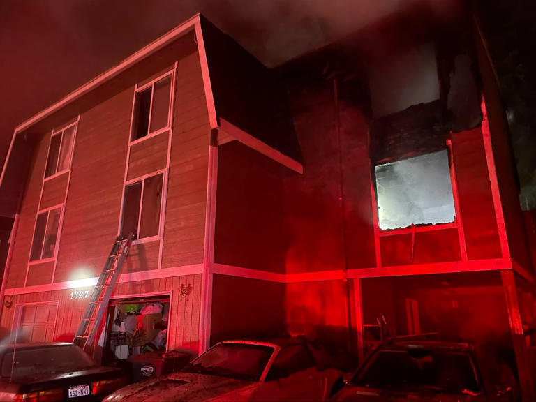 Three displaced after Fircrest duplex fire