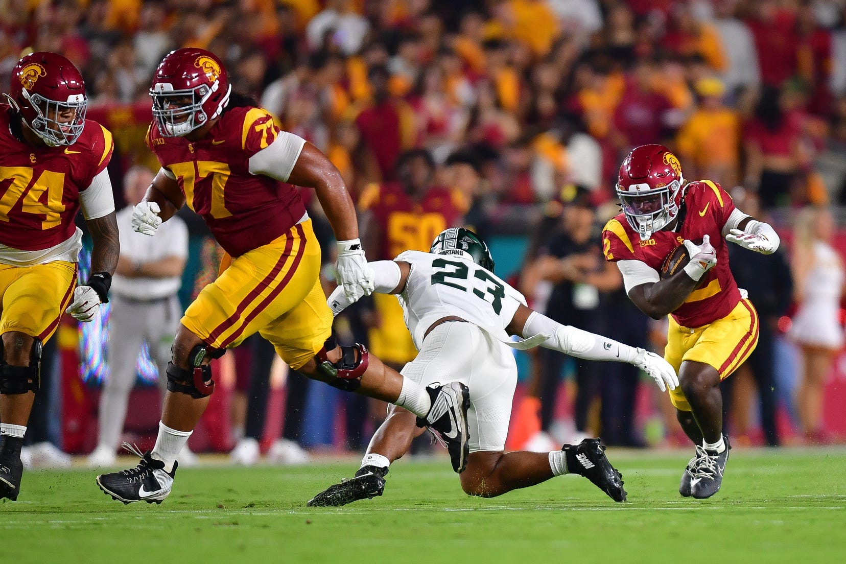 USC returning its entire starting offensive line for 2026 is massive
