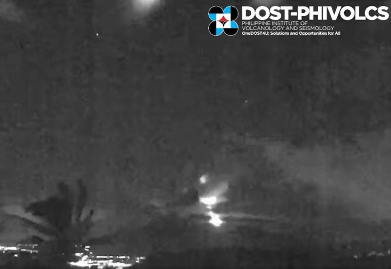 PHIVOLCS: 'Uson,' rockfall observed on Mayon Volcano