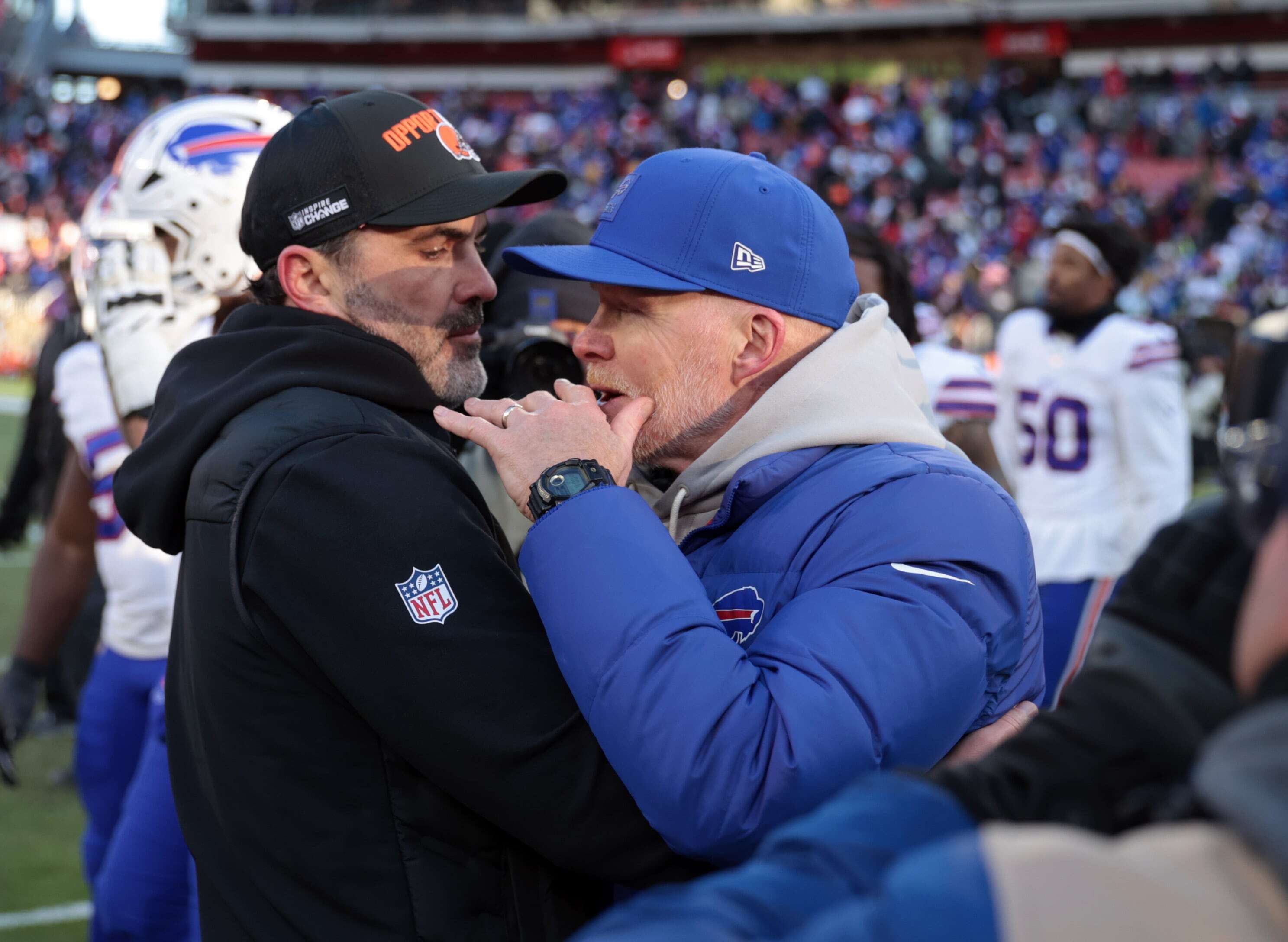 Will the Browns add fired Bills coach Sean McDermott to their HC ...