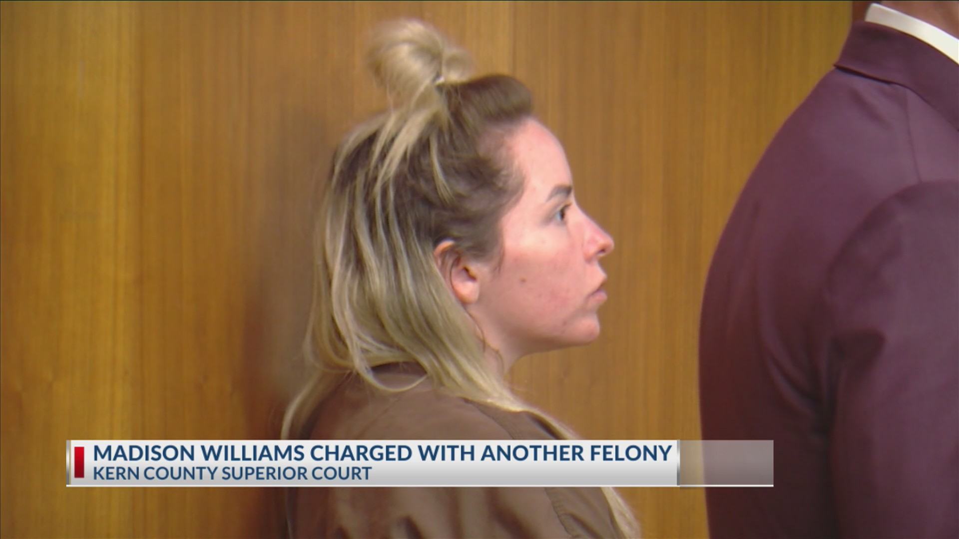 Madison Williams charged with another felony after sentencing
