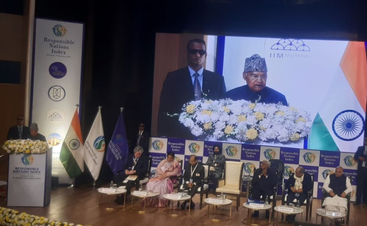 Ram Nath Kovind launches Responsible Nations Index. India's rank is...