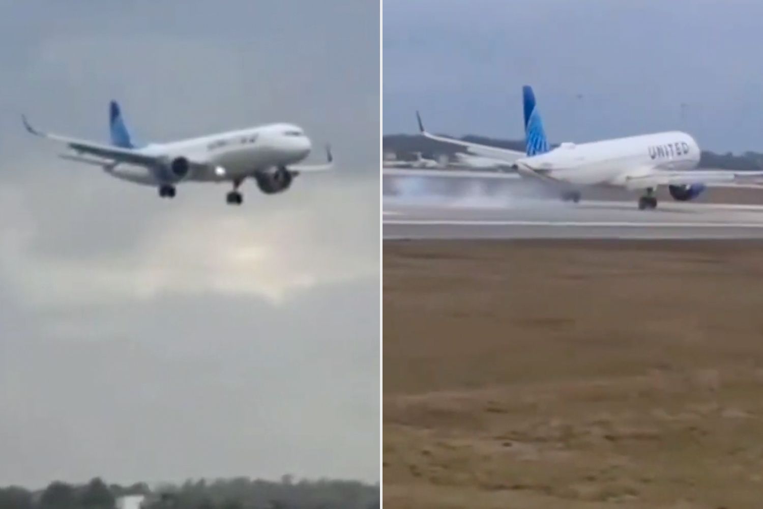 United Airlines plane 'became disabled' after extremely rough landing ...