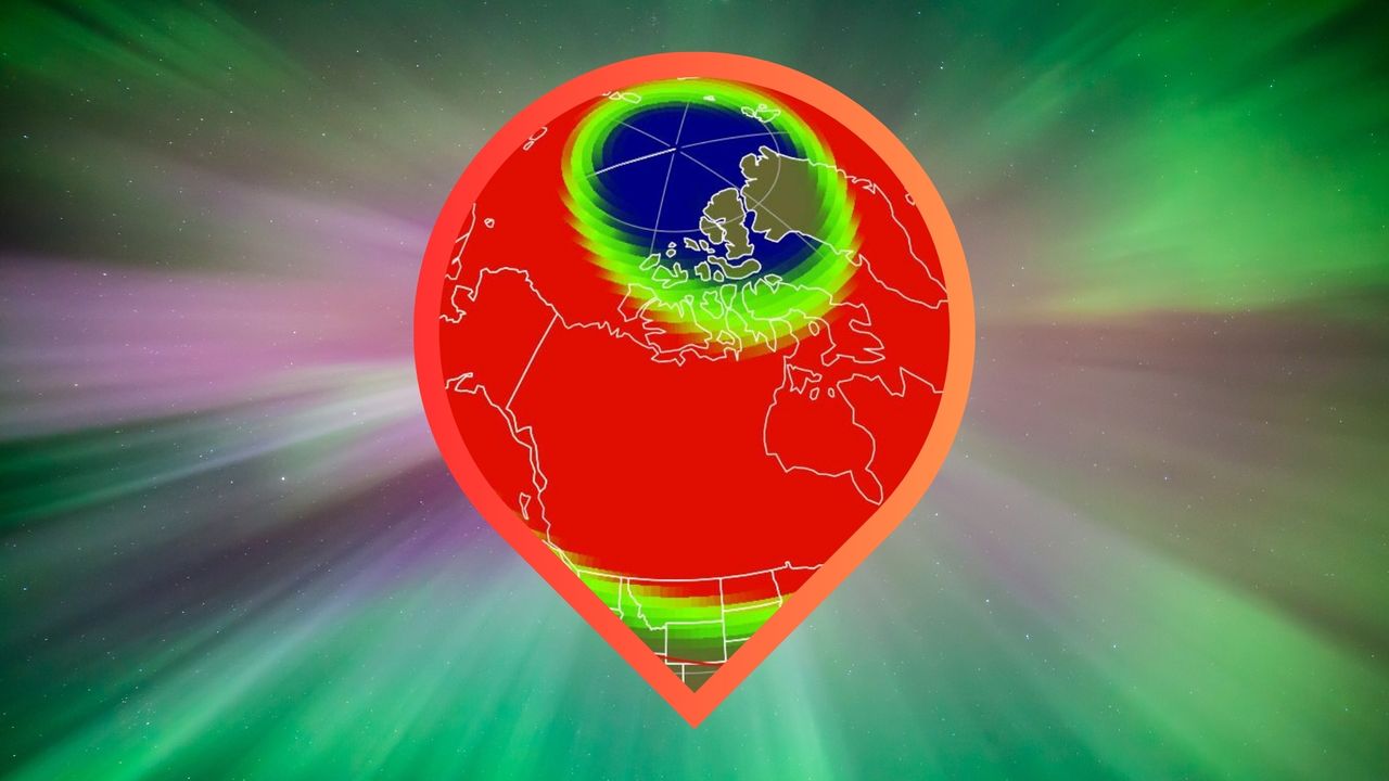 Northern lights may be visible in 24 states tonight as a massive CME ...