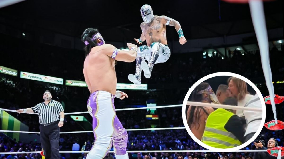 Aficionado extranjero interrumpe lucha del CMLL para subirse a la ...