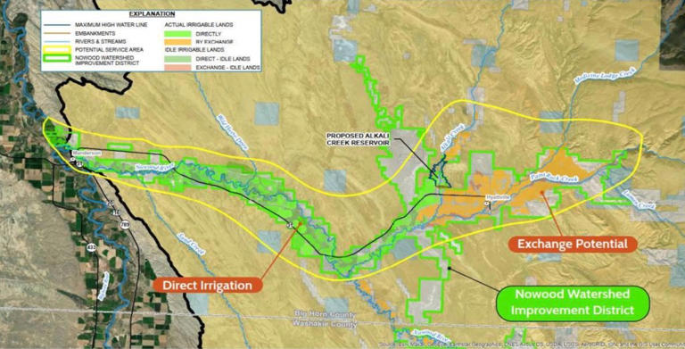 Mounting dam costs include moving private landing strip