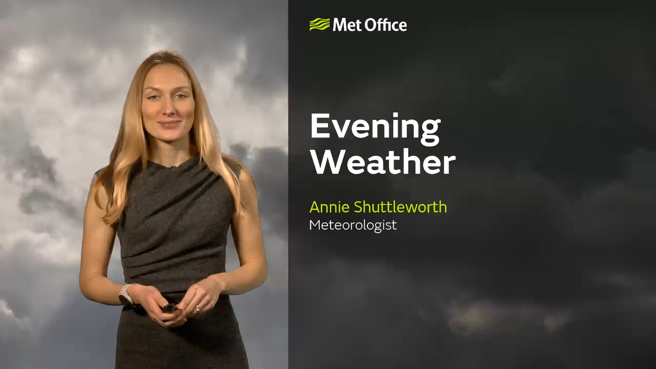 Met Office Monday evening weather forecast 19/01/2026