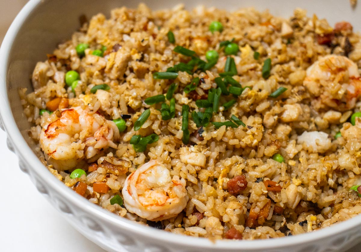 This fried rice recipe is simple, easy and tasty
