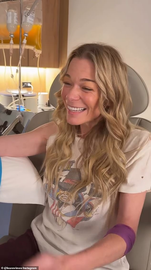 LeAnn Rimes undergoes $45k blood cleaning treatment after her teeth ...