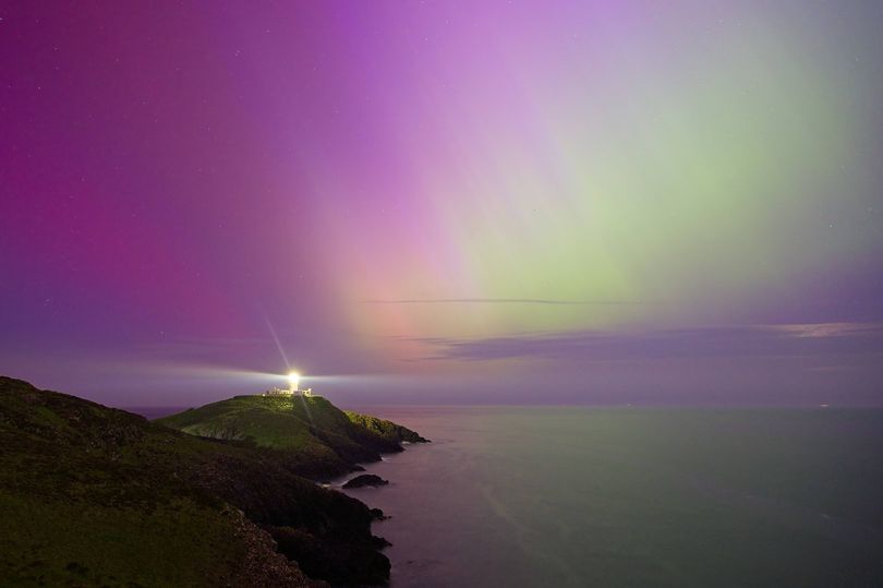 Northern lights may be visible in Wales as Met Office names best time ...