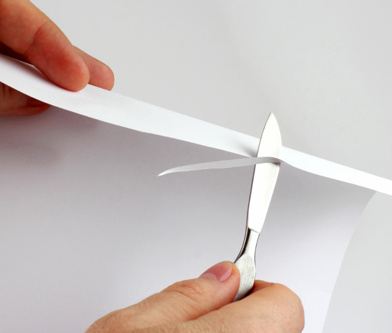 You’re probably using a dull knife. Here’s how to test sharpness safely