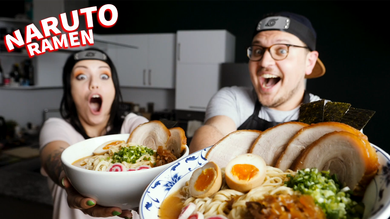 Cooking the famous ramen from Naruto using real world techniques
