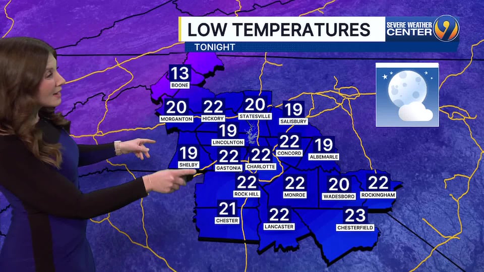 Monday afternoon's forecast with meteorologist Danielle Miller