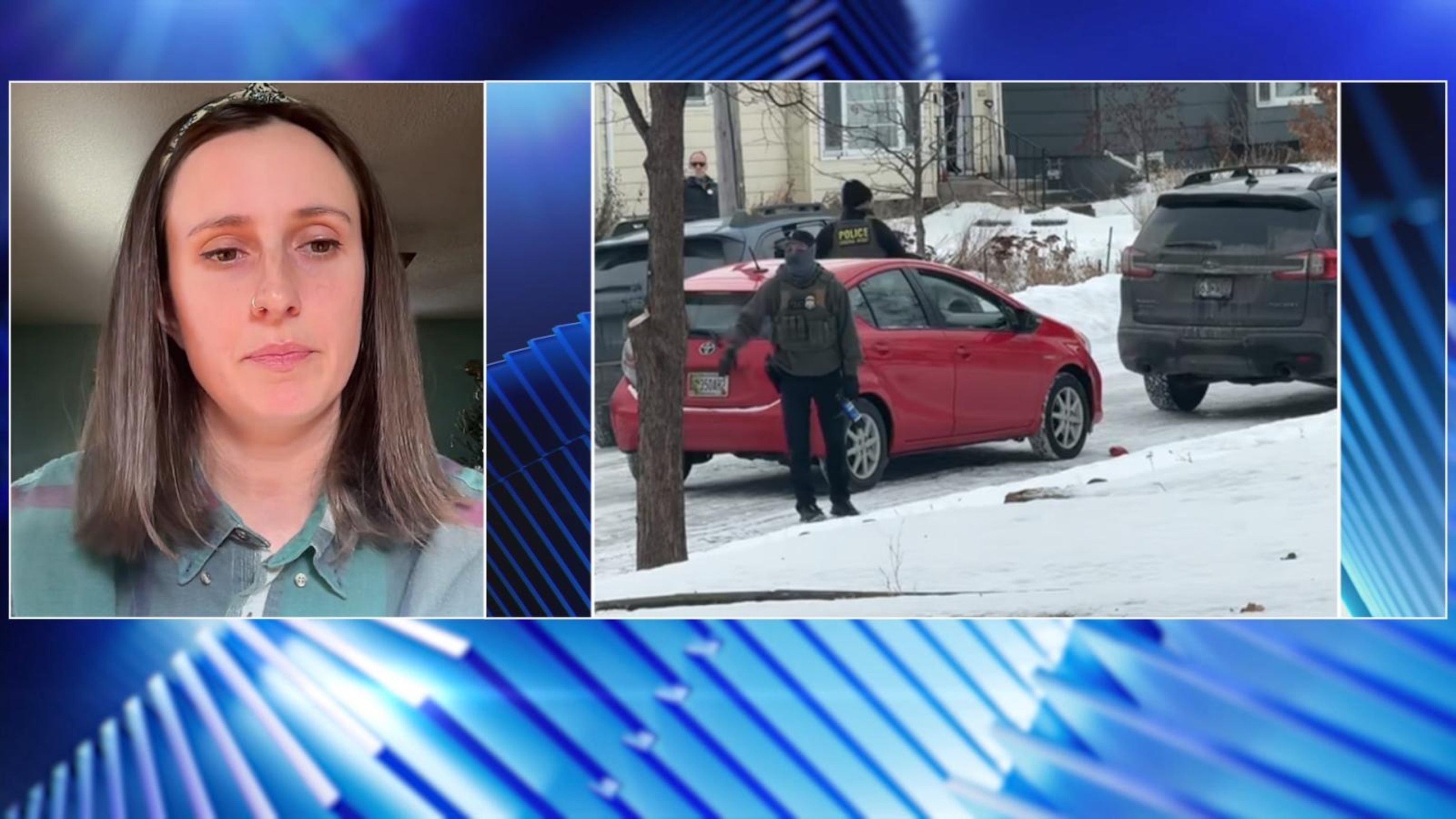 Woman who was arrested, shackled and detained at ICE center shares her ...