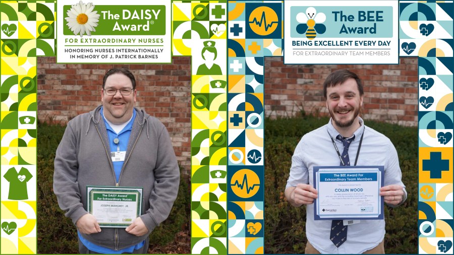 Samaritan’s December DAISY and BEE award recipients