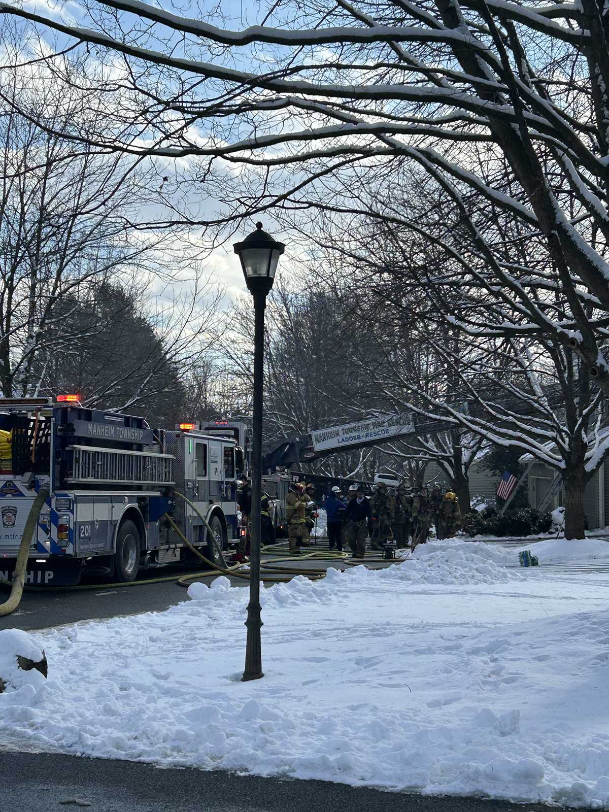 Rowhome fire goes to second alarm