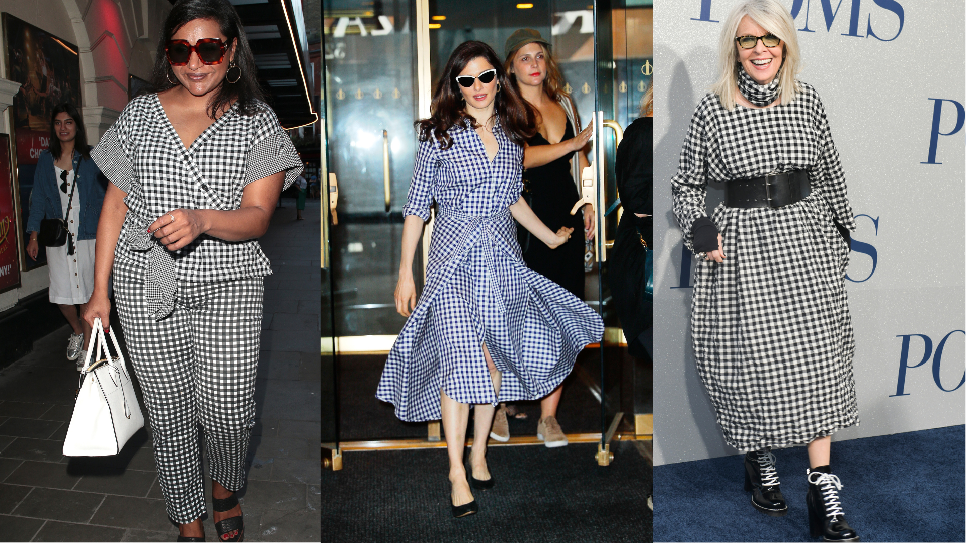 Chequerboard chic: celebrities looking stylish in gingham