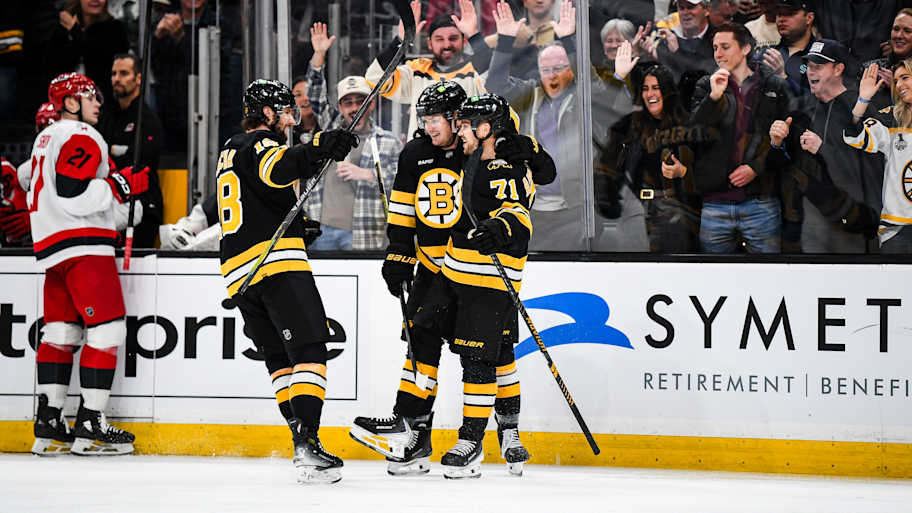 The Bruins’ second line is quietly dominating the NHL in one key stat
