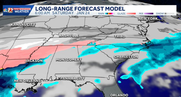 Staying cold early this week, keeping a close eye on the weekend