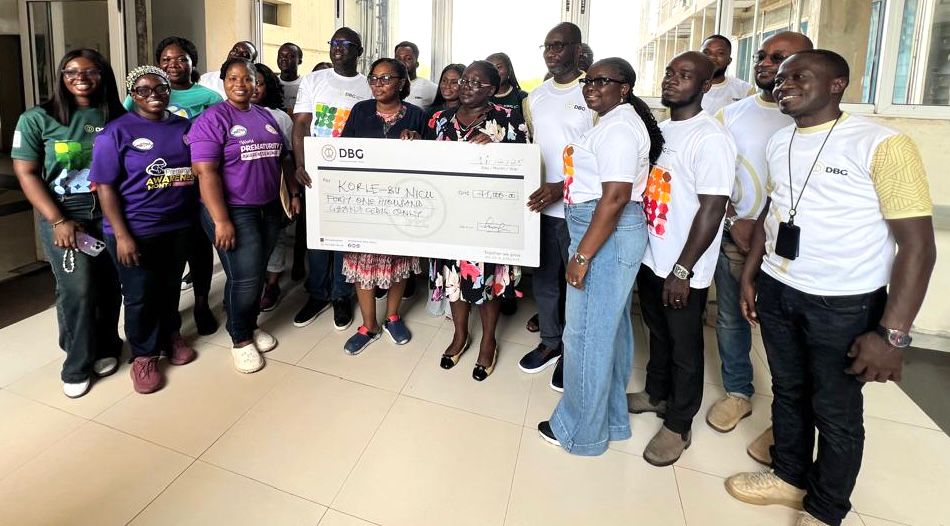 Staff of Development Bank Ghana gives back to communities