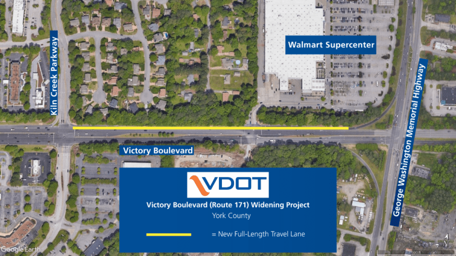 Victory Blvd. widening project reaches milestone with new lane completion