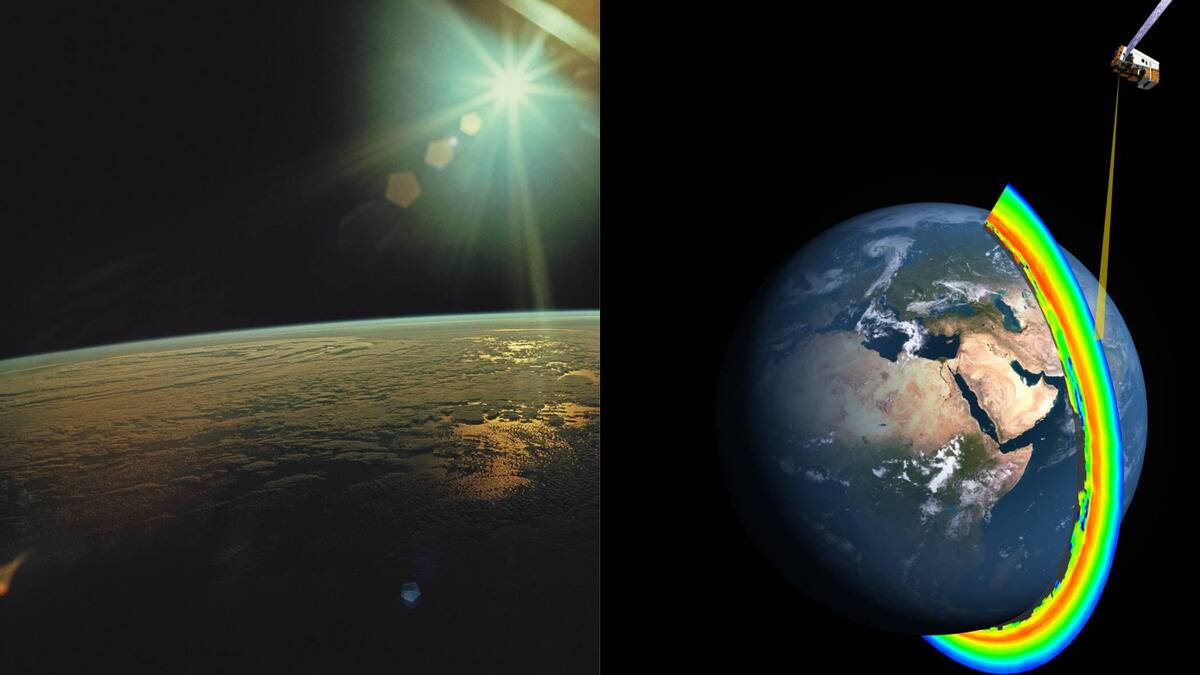Atmospheric layers that shield Earth from cosmic threats