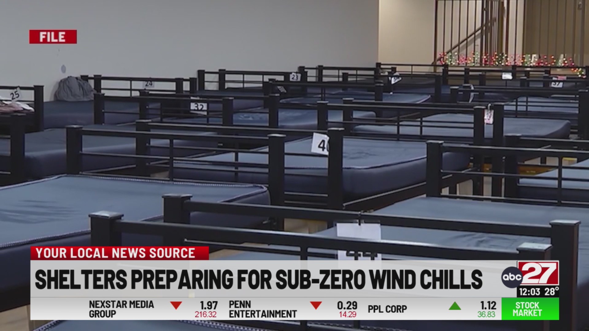 Shelters preparing for sub-zero wind chills