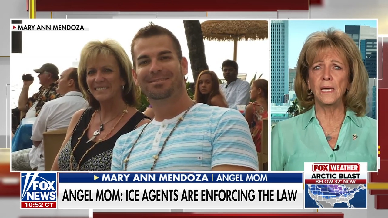 Angel mom criticizes open border policies, supports ICE agents ...