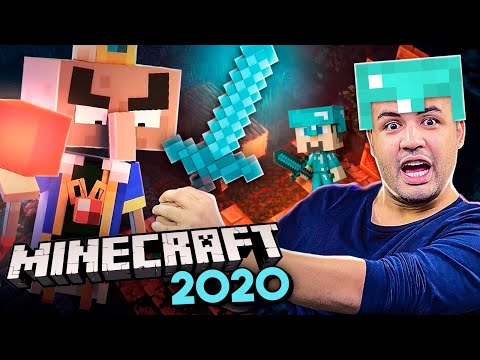 Testamos o novo Minecraft 2020! Está incrível!