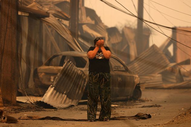 Deadly wildfires burned across southern Chile amid extreme heat and wind