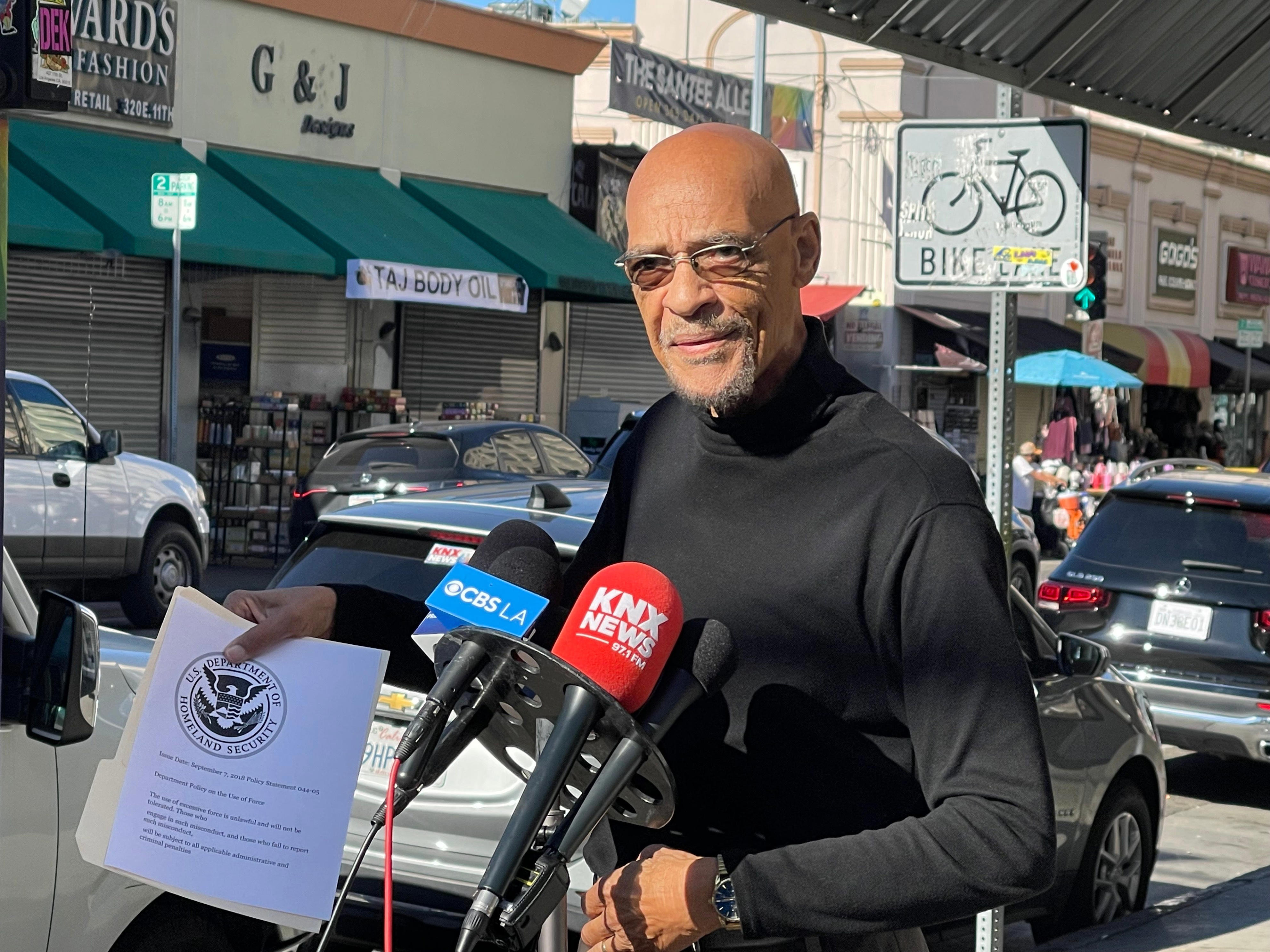 LA activist calls on ICE agents to make a "no shoot" pledge