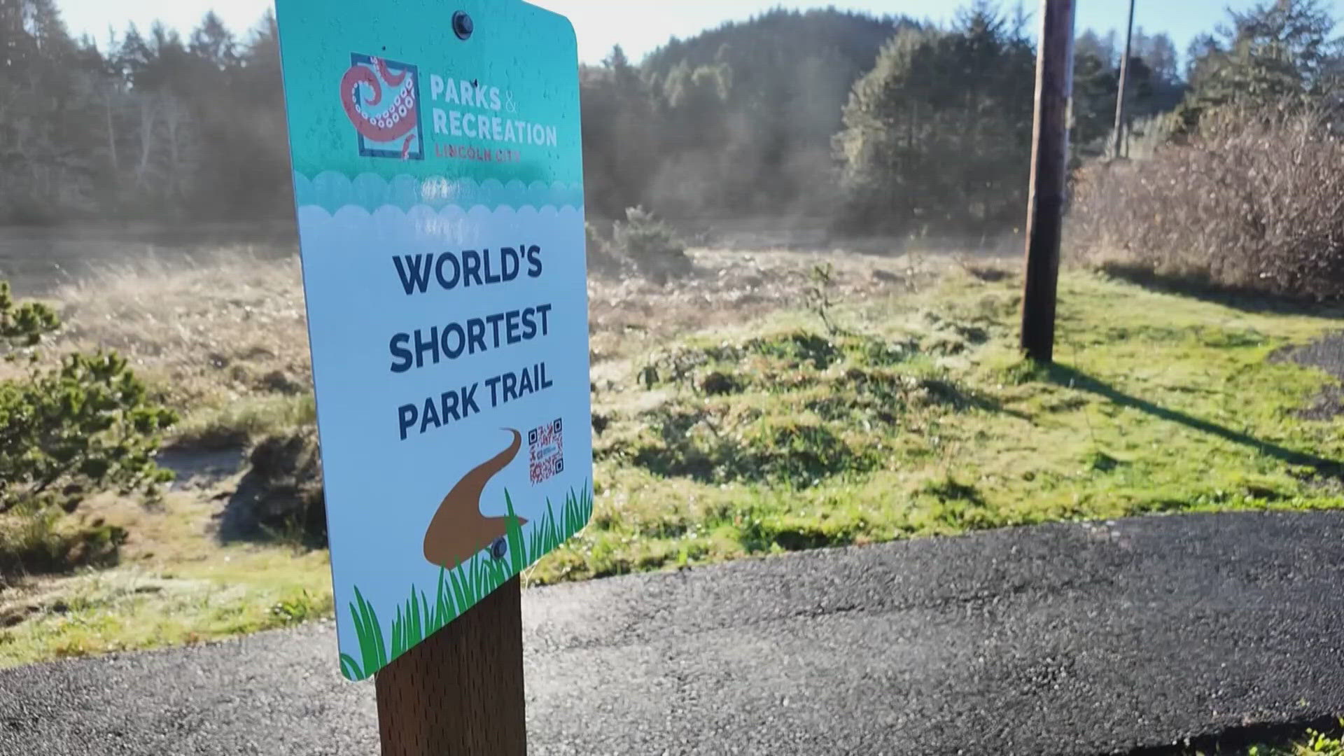 Oregon city unveils a small trail with a big claim