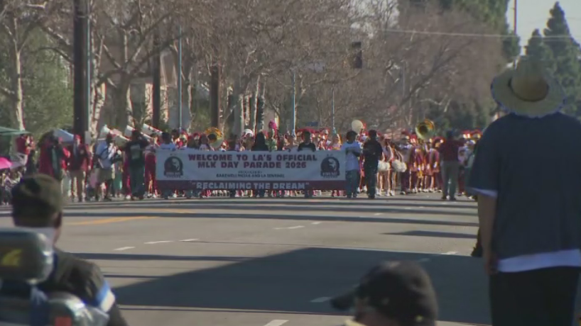 Annual Martin Luther King Jr. Day parade takes place in South Los Angeles