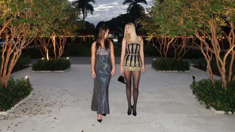 Ivanka Trump flaunts tiny waist and long legs in short dress while ...