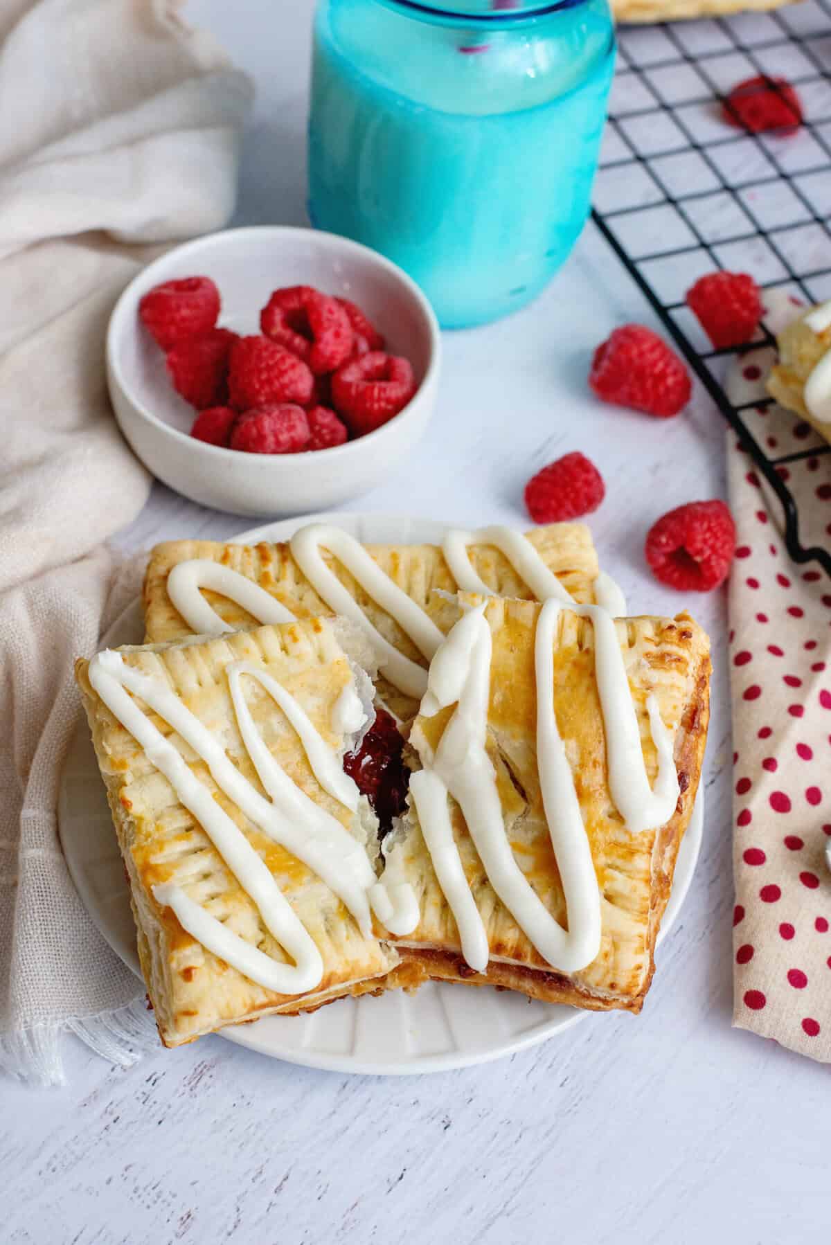 Flaky, cozy homemade toaster strudel
