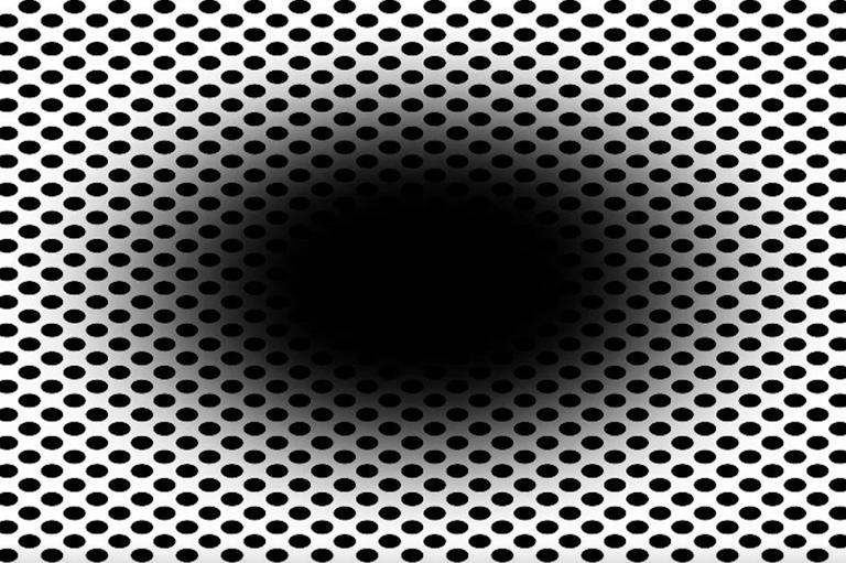 Crazy optical illusions are the precise opposite