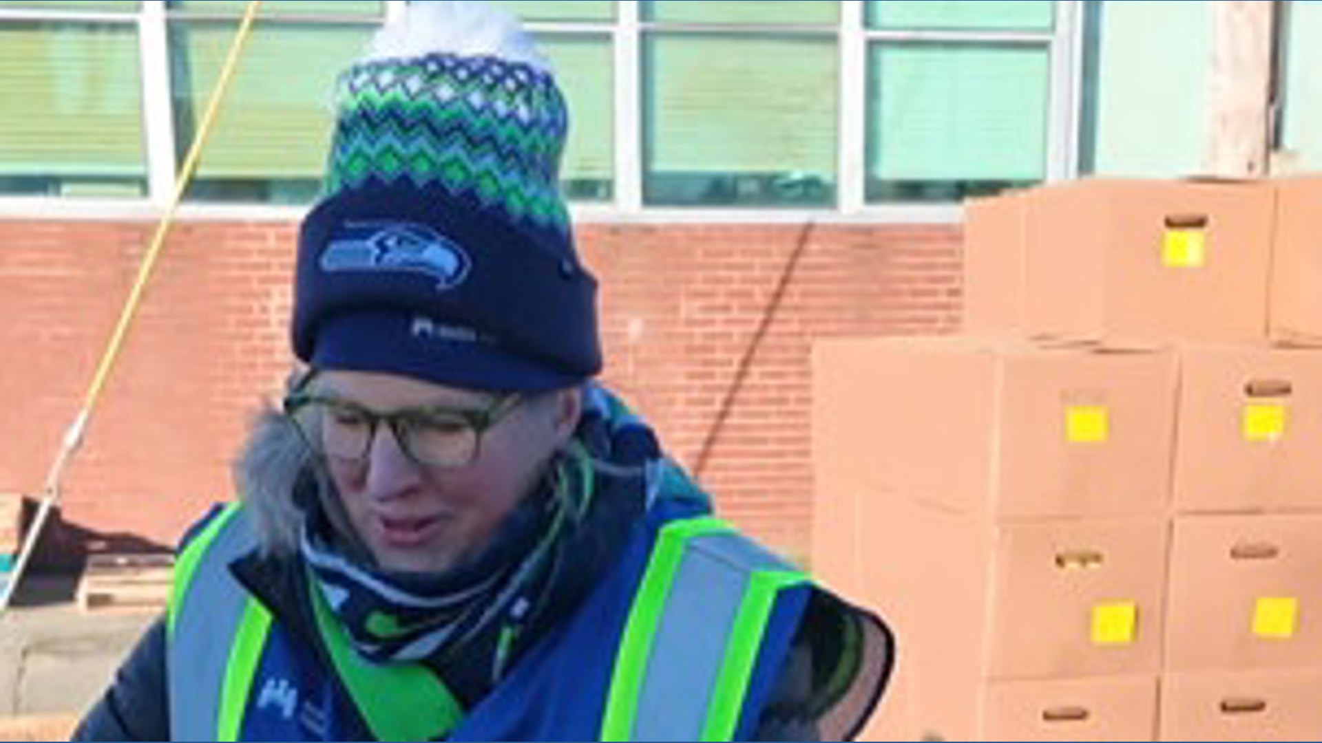 Serving people on Martin Luther King Jr. Day