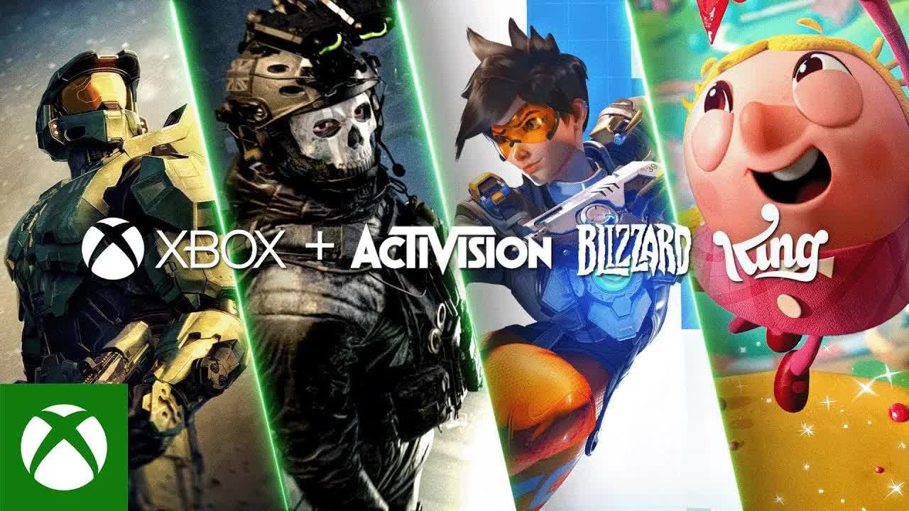 Microsoft finally bought Activision trailer! Microsoft owns Call of ...